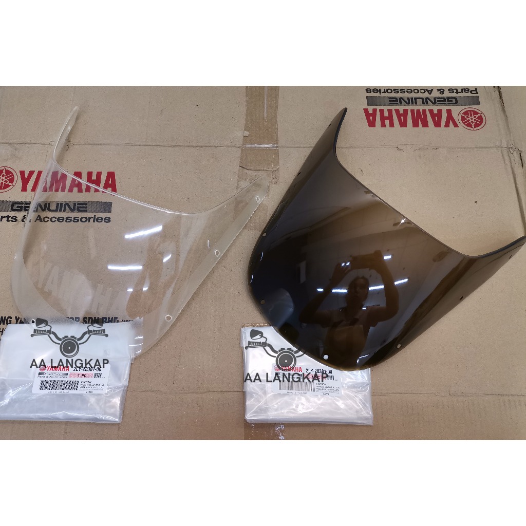 Yamaha Rxz COWLING Mili Visor Color Clear / Brown YAMAHA | Shopee Malaysia