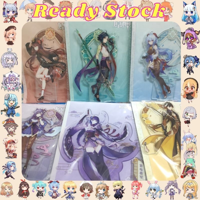 Mihoyo Genshin Impact Acrylic Stand Original Merchandise Standee Merch ...