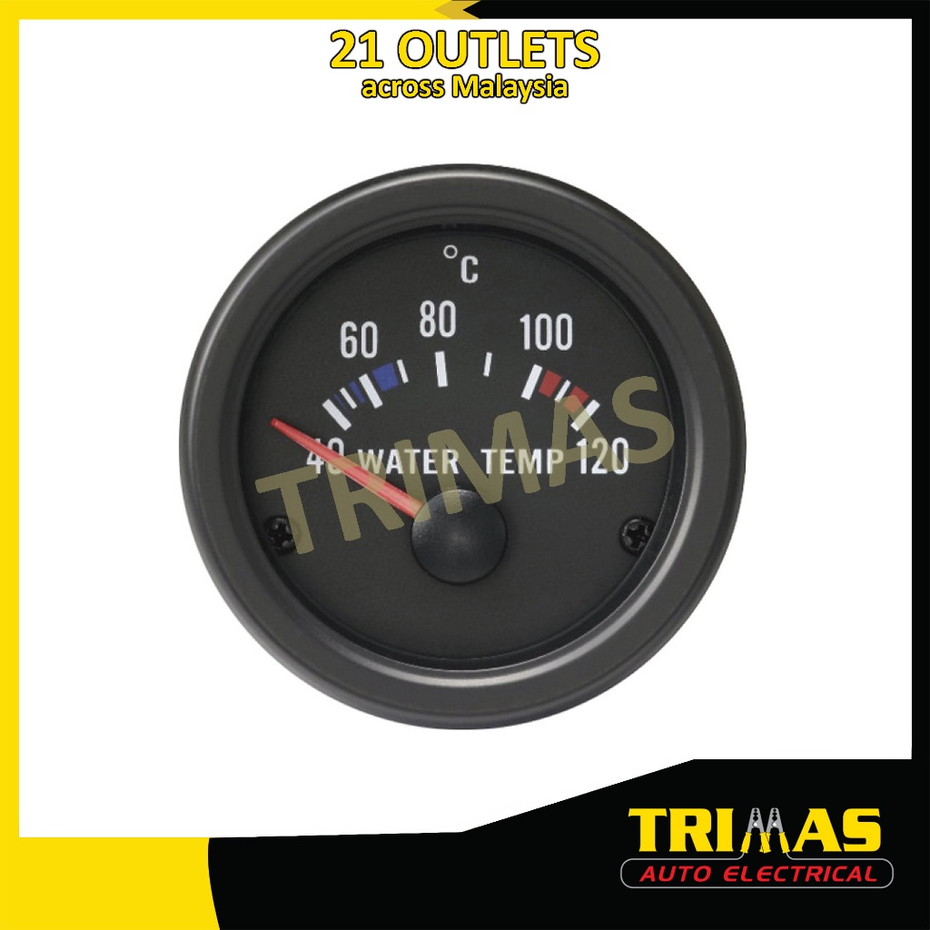 Heavy Duty Analogue Racing Car Monitor Water Temp Thermometer Meter ...