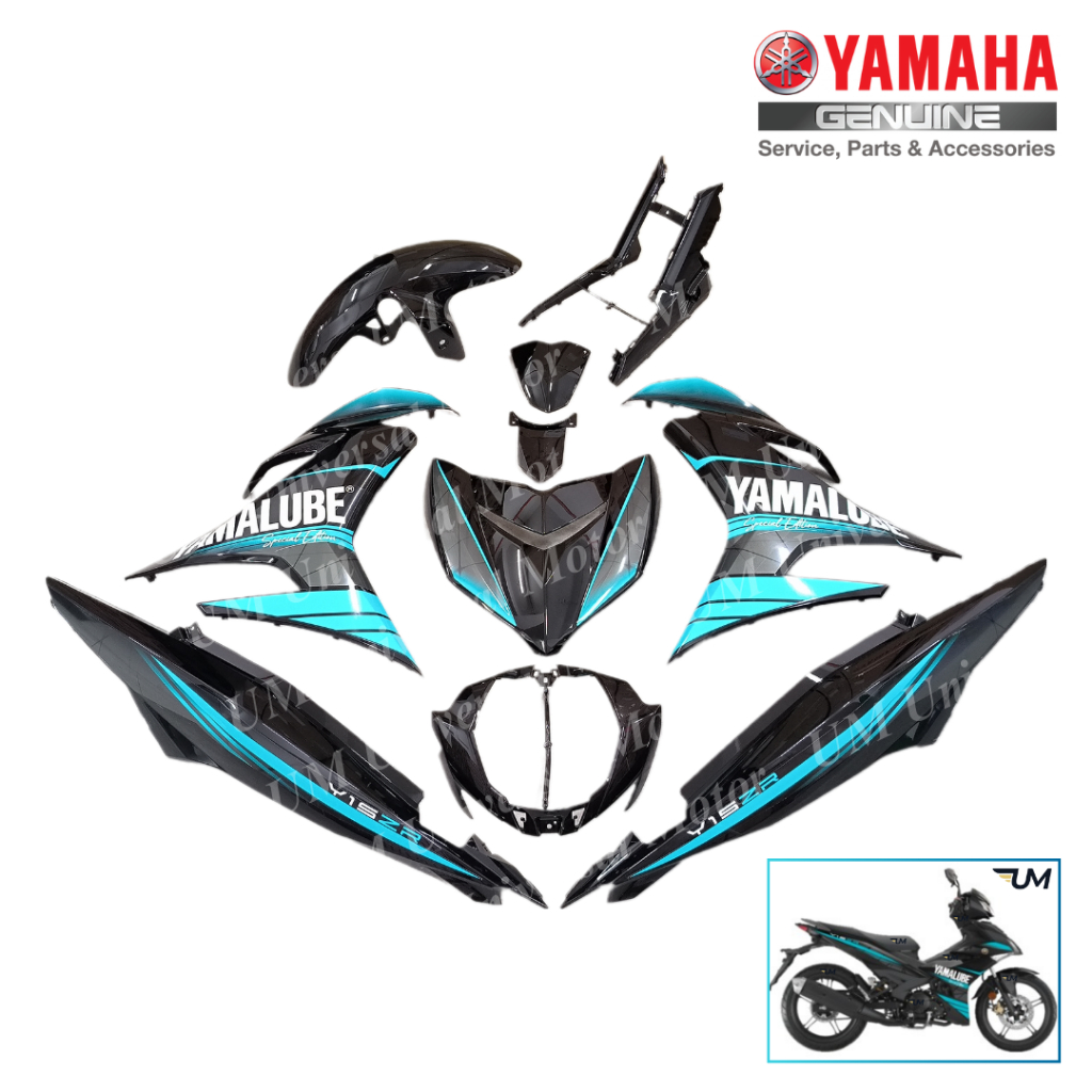 [100% Original] YAMALUBE Y15ZR Body Cover Set Special Edition Graphic ...