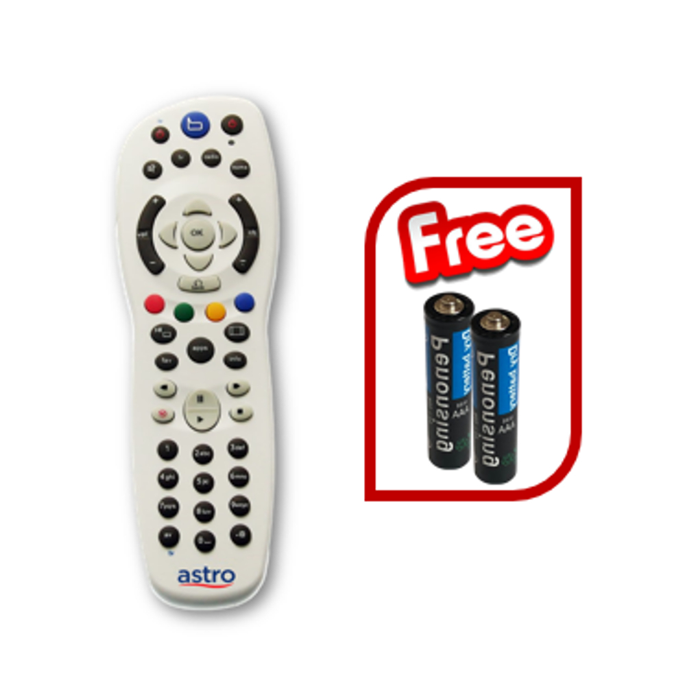 Astro Remote Series Remote Controller Alat Kawalan Jauh Astro Hitam ...