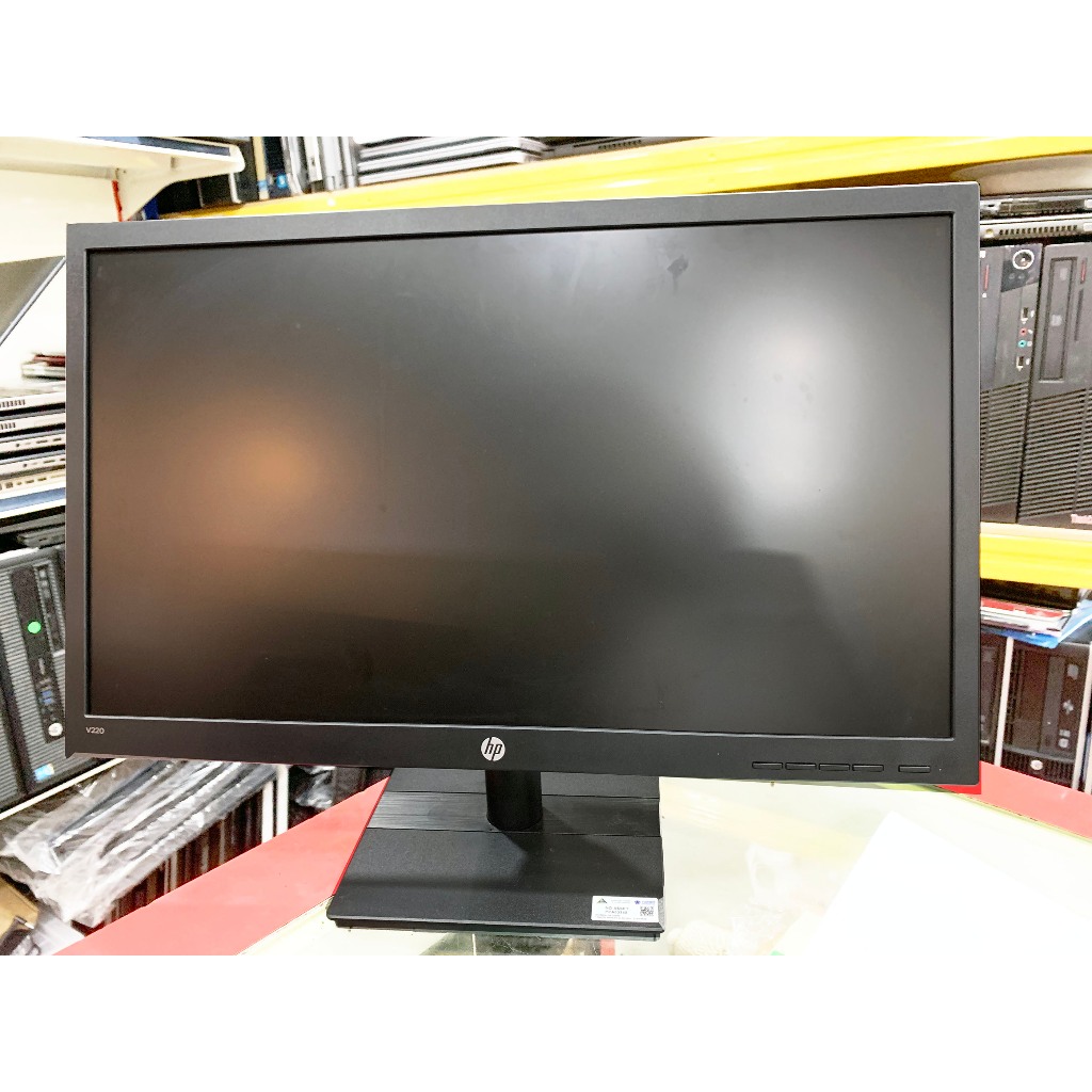 disktop/pc HP V220 LED monitor 21.5" 1920x1080 Black Class A Used ...