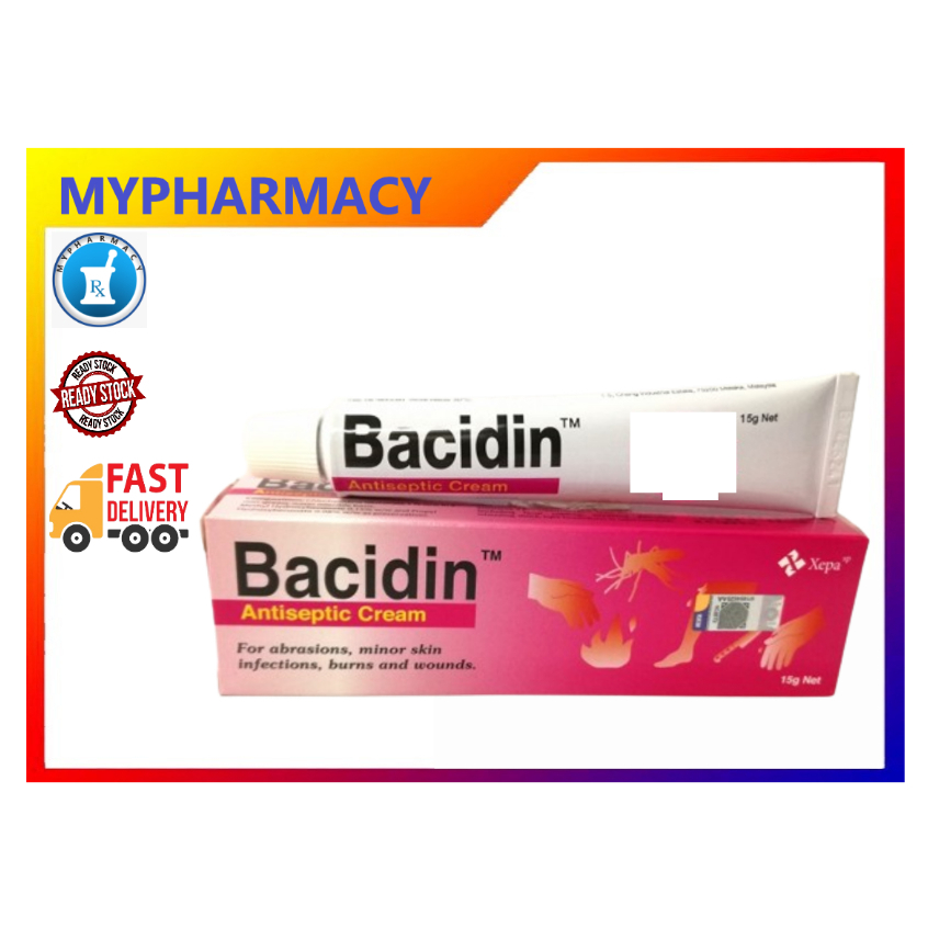 Bacidin Antiseptic Cream 15g | Shopee Malaysia