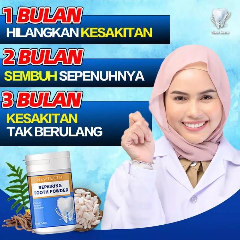 ( 100% original )New Teeth | Teeth Whitening Tooth Powder Antibacterial ...