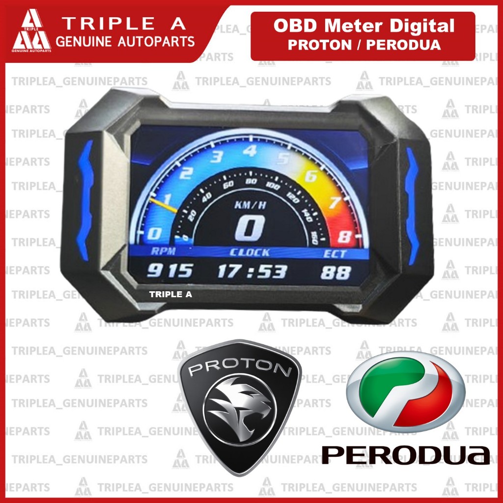 OBD Meter Digital Scanner Speedometer Car Gauge Digital display Hud ...