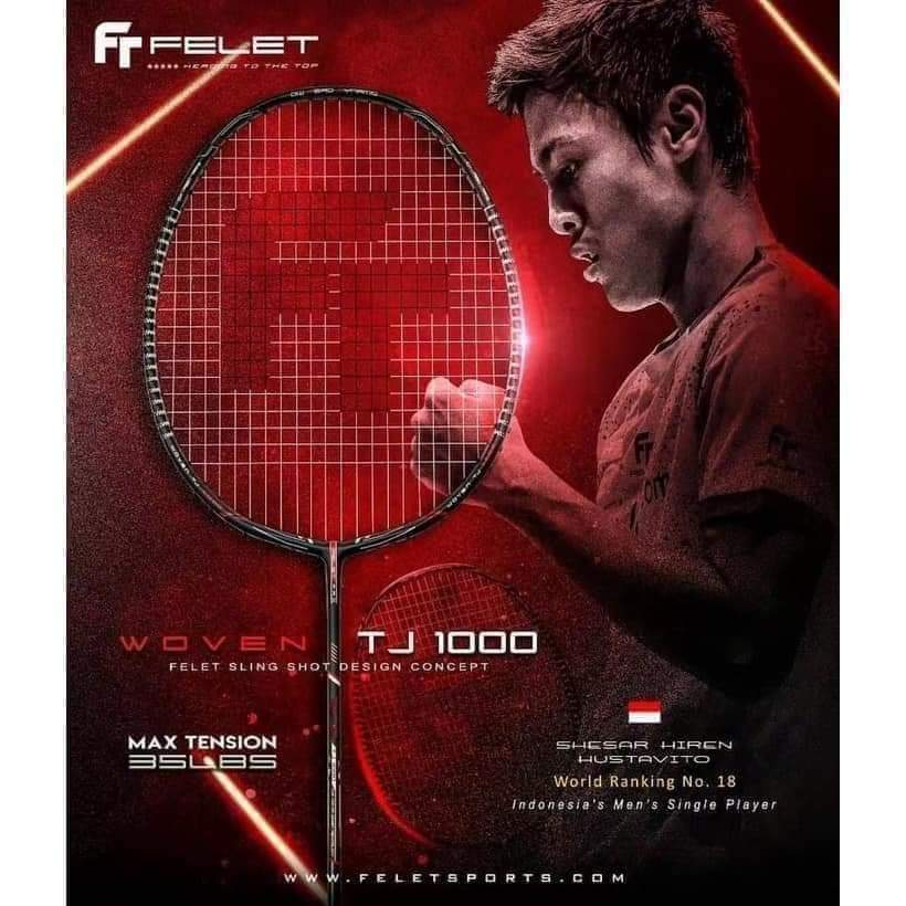 FELET WOVEN TJ 1000 (Frame Only) FREE 1x FELET STRING & 1x APACS ...