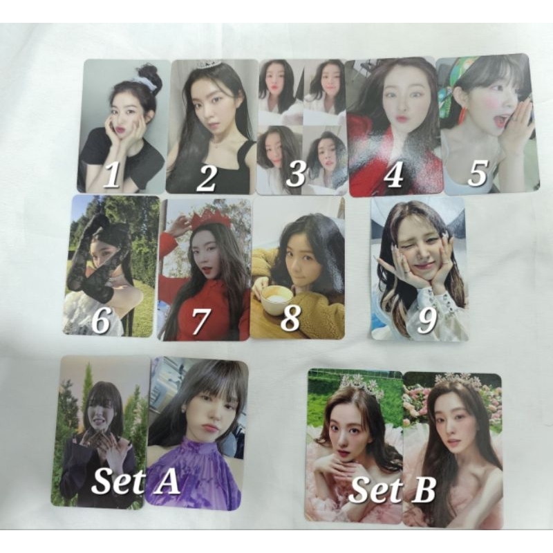 [READ DESCRIPTION] RED VELVET VARIOUS PHOTOCARDS | Shopee Malaysia