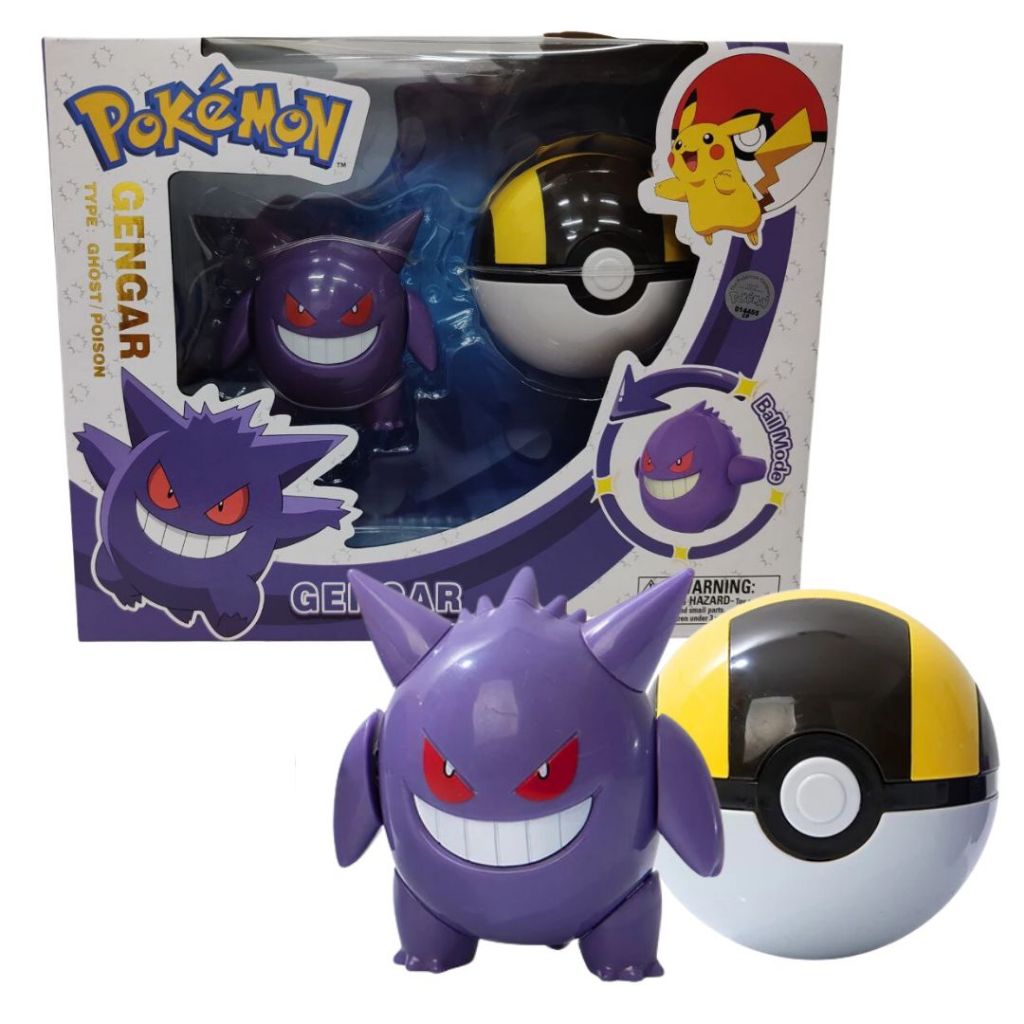 Pokemon Transformation Gengar - Type : Ghost / Poison | Shopee Malaysia