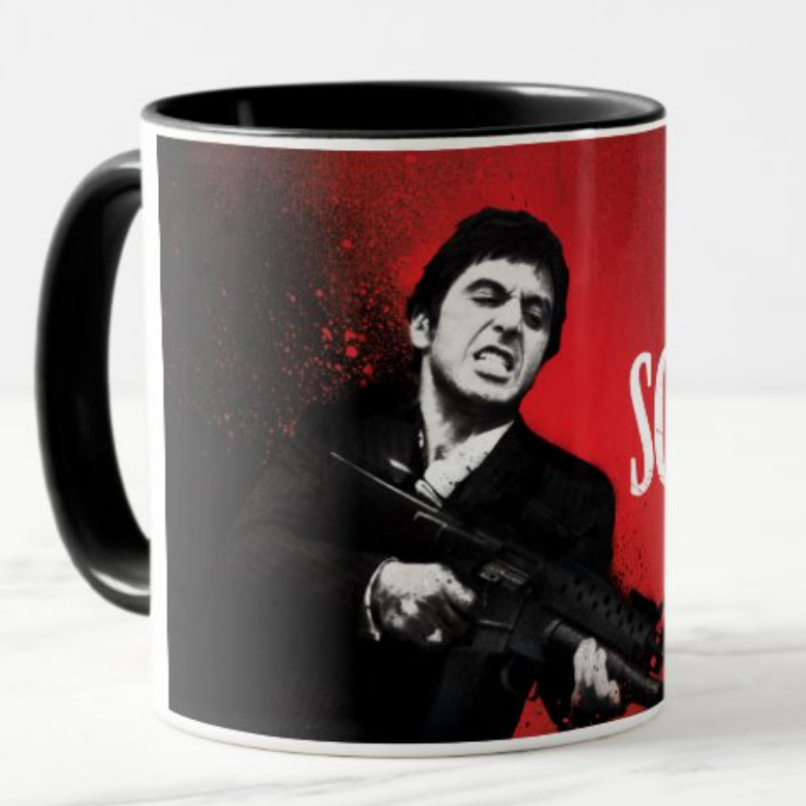 SCARFACE MUG | AL PACINO | MOVIE | KITCHEN UTENSIL | DINNERWARE | HOME ...