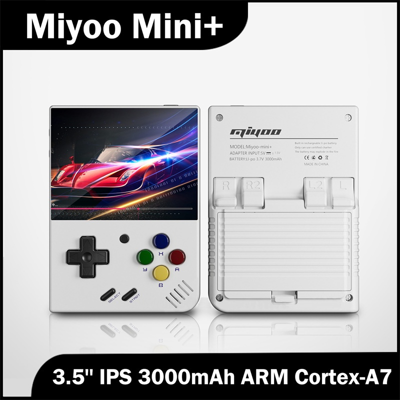 Miyoo Mini Plus Portable Game Console with WiFi Pre-installed 20,000 ...