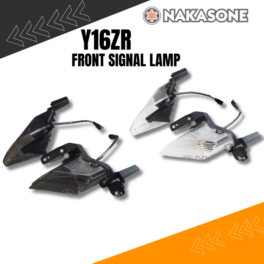 YAMAHA Y16 Y16ZR FRONT SIGNAL LAMP SET [CLEAR] [TINTED] LAMPU SIGNAL ...
