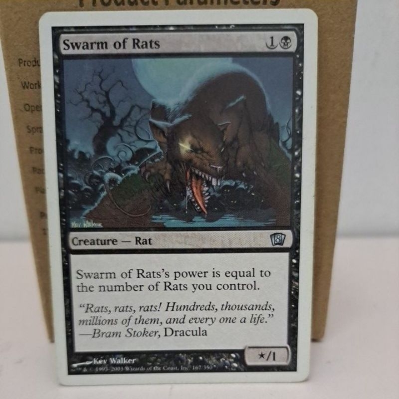 MTG Swarm of Rats (8th Edition)(Uncommon) | Shopee Malaysia
