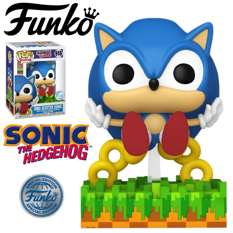 (Special Edition) Original Funko Pop Vinly Figure Ring Scatter Sonic No ...