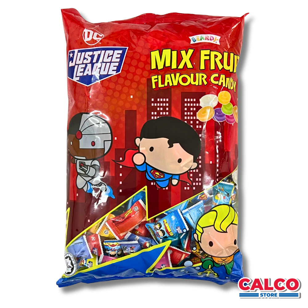 350pcs YLF Beardy DC Justice League Mix Fruit Flavour Candy Gula-Gula ...