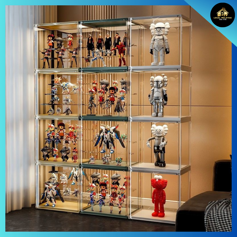 Transparent Figure Display Collection Box Handbag Organizer Gundam One ...