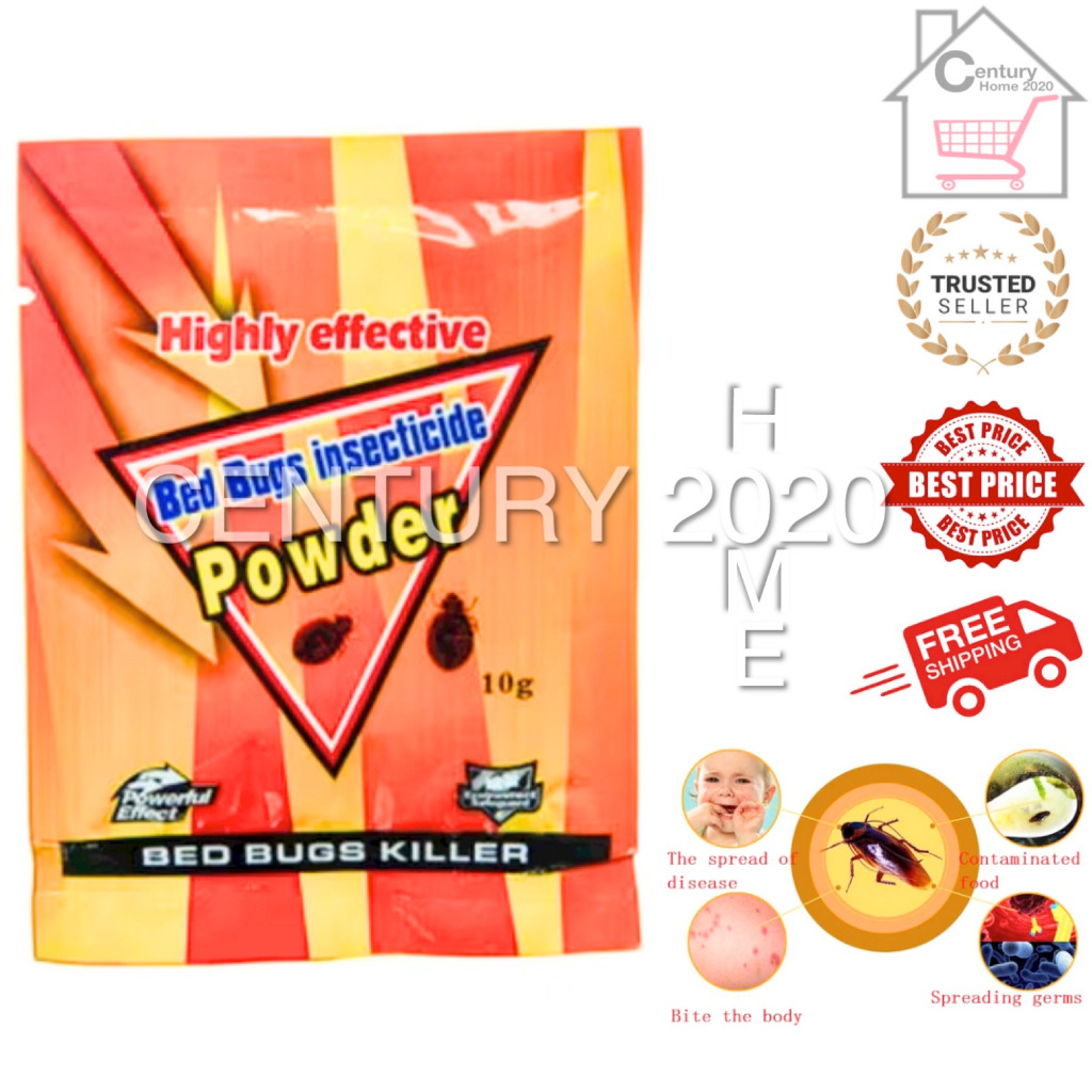 Bed Bugs Killer Powder Bed Bugs Insecticide Powder 10g 1pack | Shopee ...