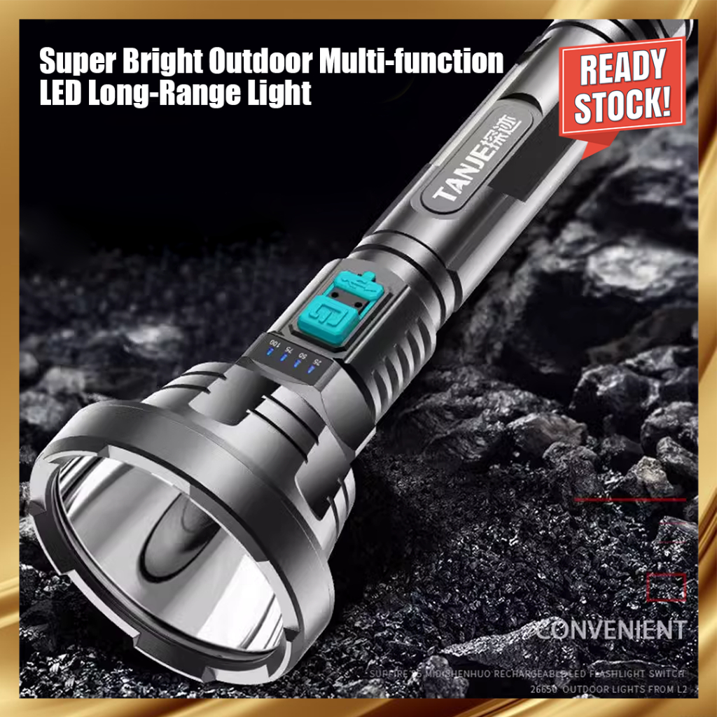 🔥ready stock🔥Super Bright Outdoor Multi-function LED Long-Range Light ...
