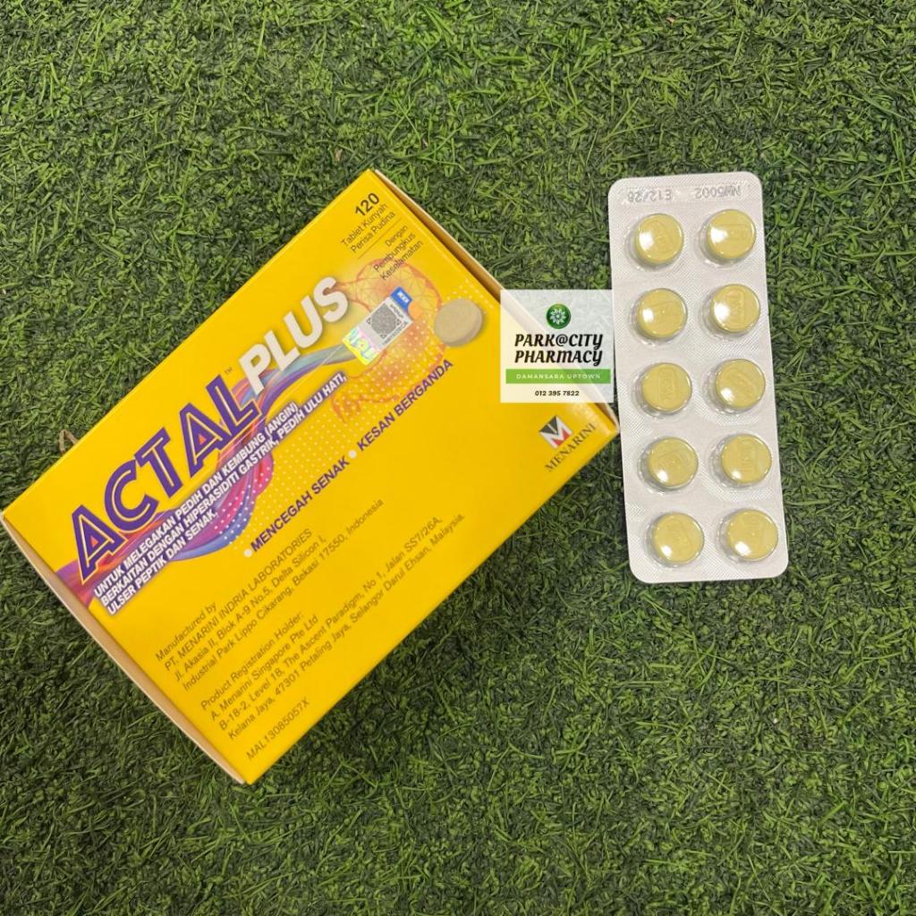 Actal Plus Tablets 1 strip 10s | Shopee Malaysia