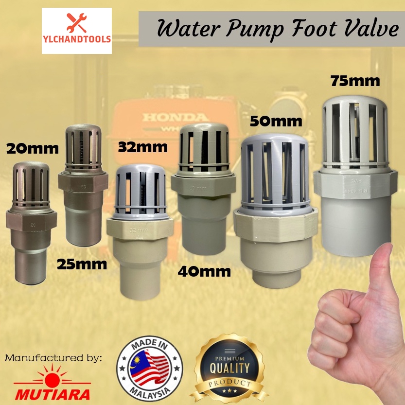 * MUTIARA* PVC FOOT VALVE (20,25,32,40,50,75MM ) | Shopee Malaysia