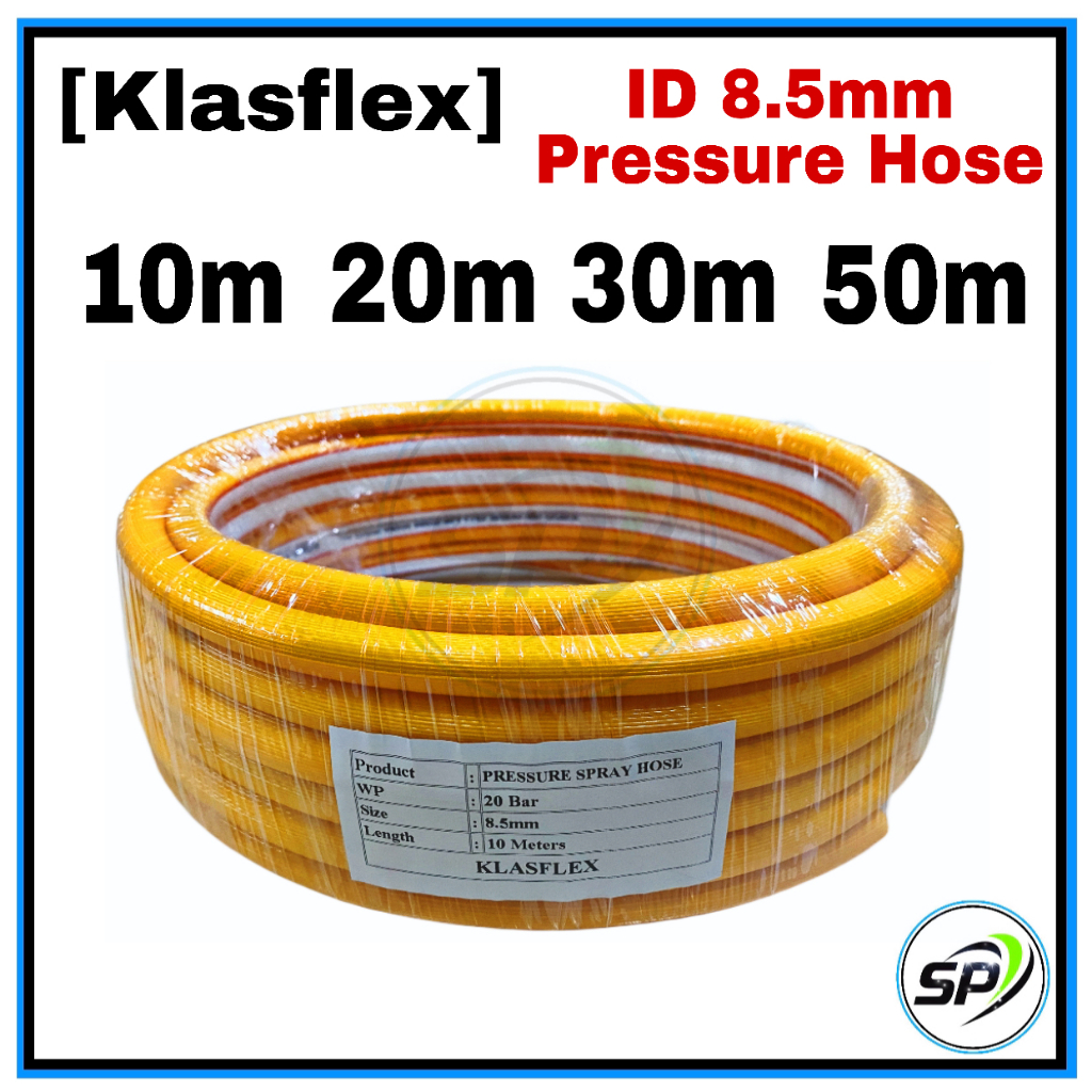 KLASFLEX 8.5mm 10m 20m 30m 50m PVC Reinforced High Pressure Air Hose ...