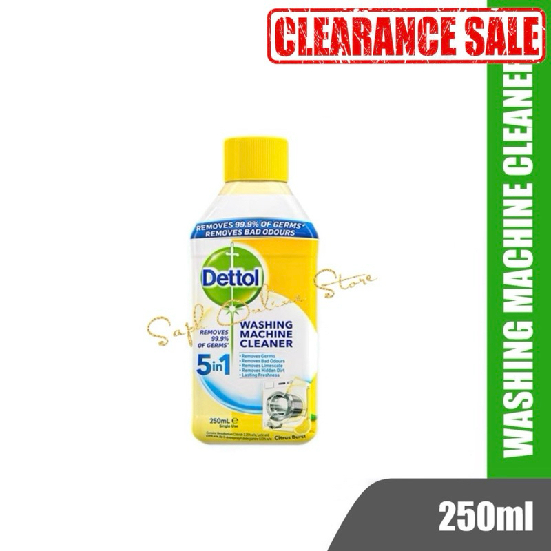 [CLEARANCE-EXP 08/24] DETTOL Washing Machine Cleaner 5in1 (250ml ...
