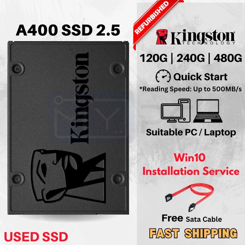 *USED SSD Kingston A400/Colorful/WD Western Digital 120GB 240GB SSD 2.5 ...
