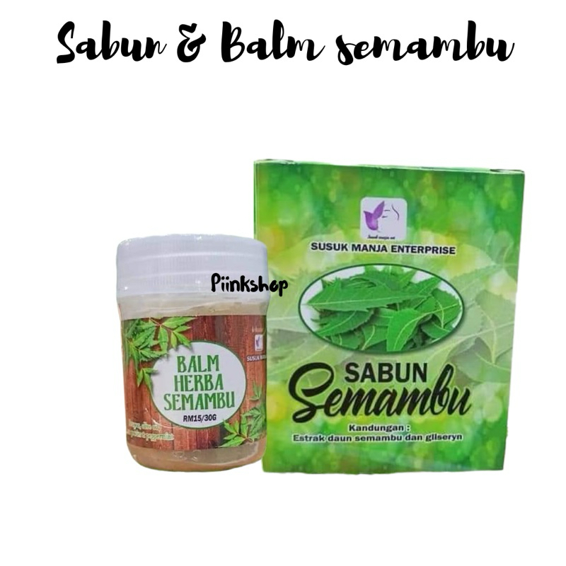 Set Semambu Sabun Semambu Susuk Manja Balm Herba Semambu Losyen Herba ...