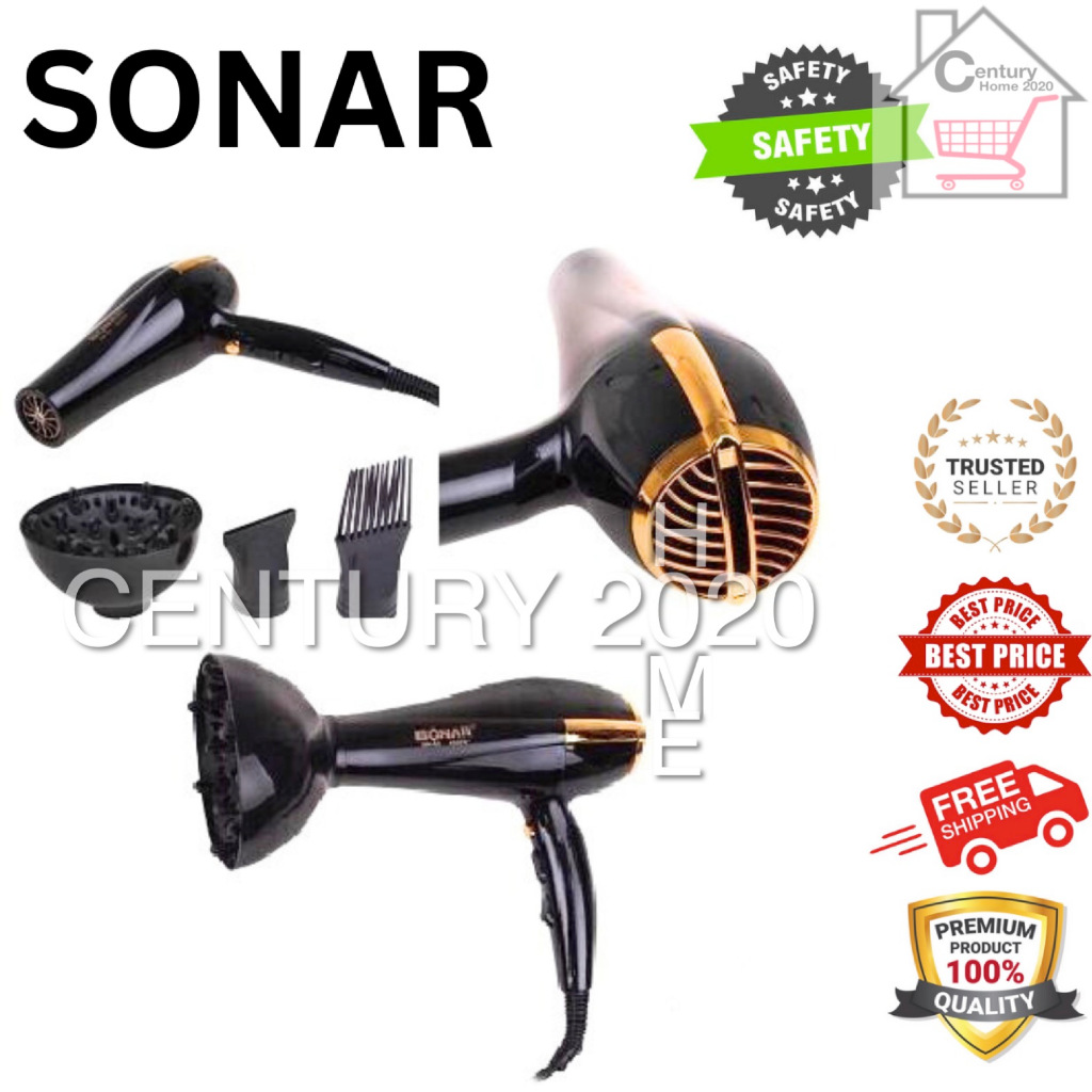 SONAR 4500W Original Professional Hair Dryer SN-53 | Shopee Malaysia