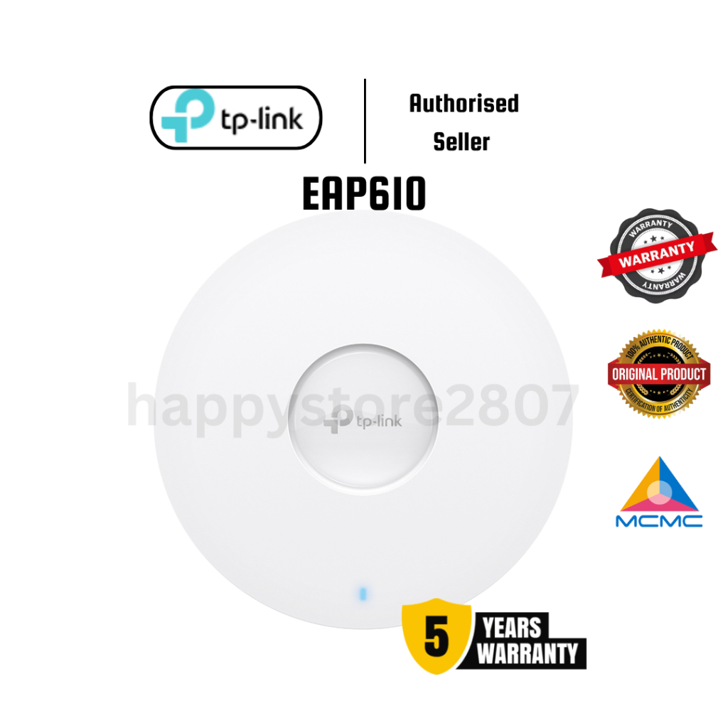 TP-LINK EAP610 AX1800 Wireless Dual Band Ceiling Mount Access Point ...