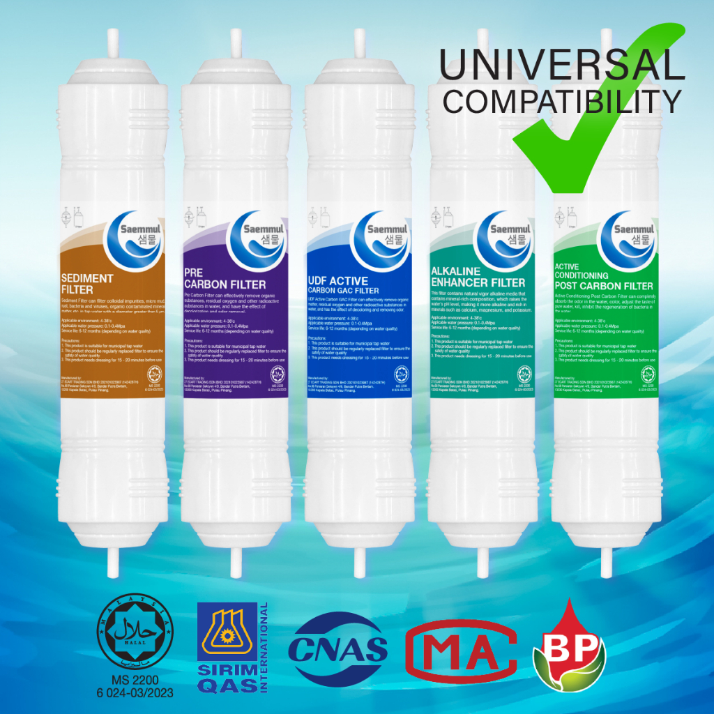 Korean Halal 11 Inch 5 Stage I-Type Mineral Alkaline Water Filter By ...