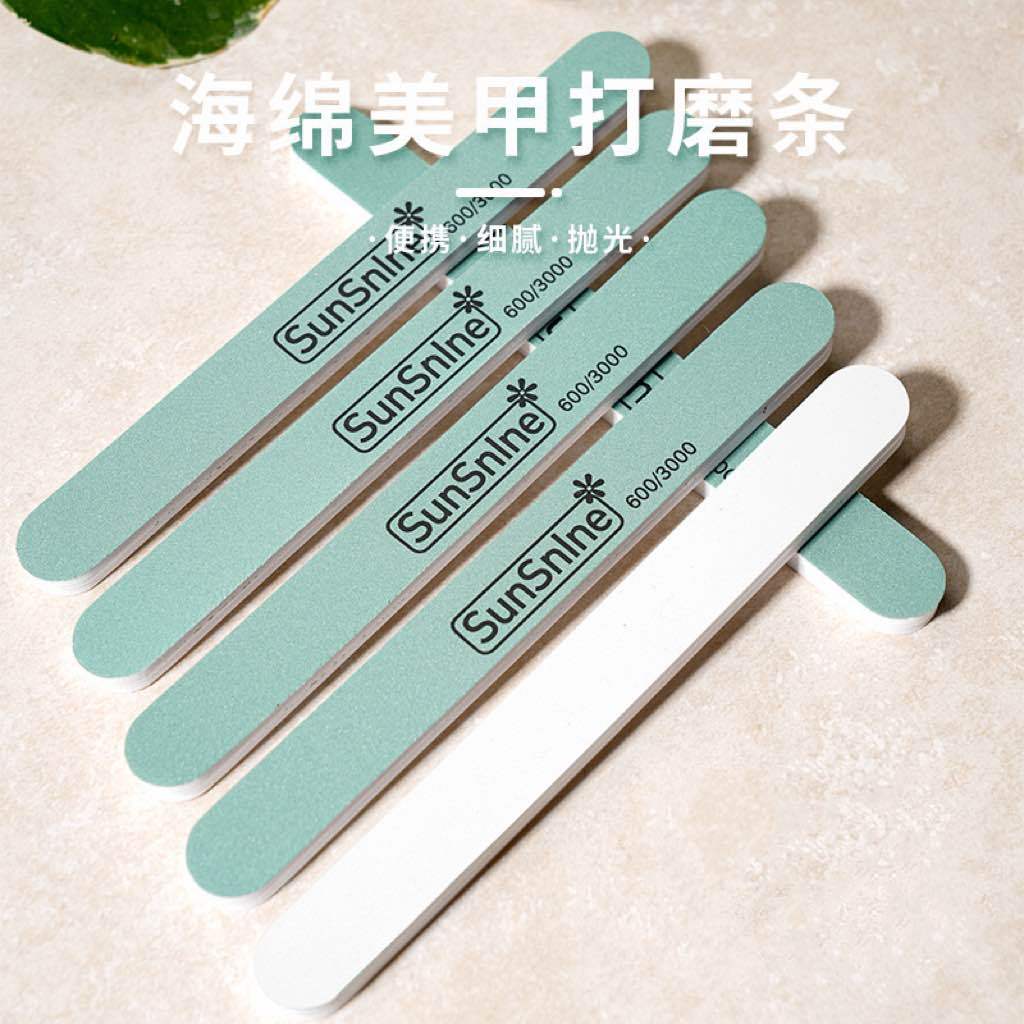 SunShine Nail Buffer Polish File Block Manicure Pedicure Kilat Kuku 美甲 ...