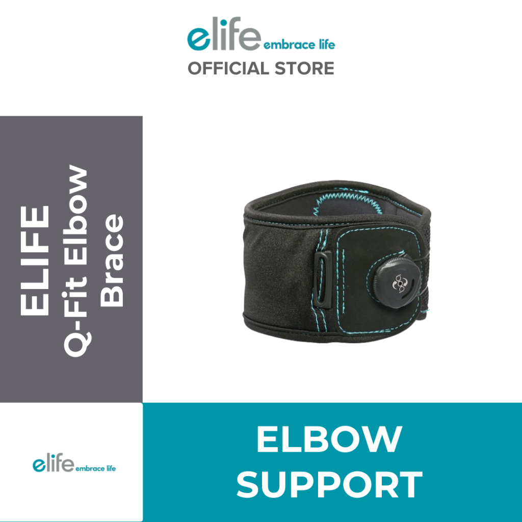 elife Q-Fit Elbow Brace (Elbow Support) [E-ELR006/MELQF01] (1 Pcs) | Shopee Malaysia
