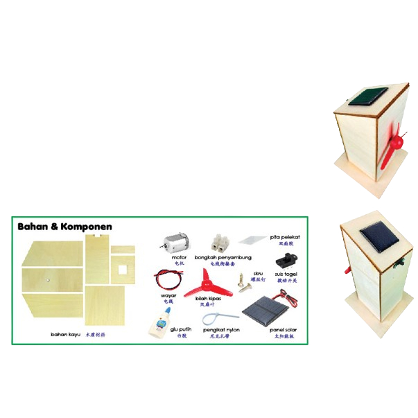 Penghasilan Projek RBT - Kit Model Kipas Solar | Shopee Malaysia