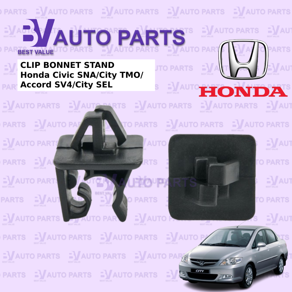 Front Bonnet Stand Clip BONNET STAND HOOD SUPPORT Honda Civic SNA/City ...