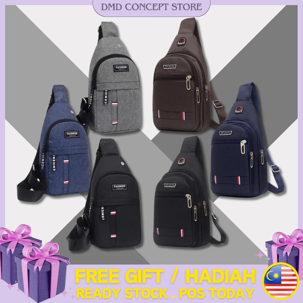 Men Casual Mini Sling Bag With Various Designs and Earphone Hole Beg ...
