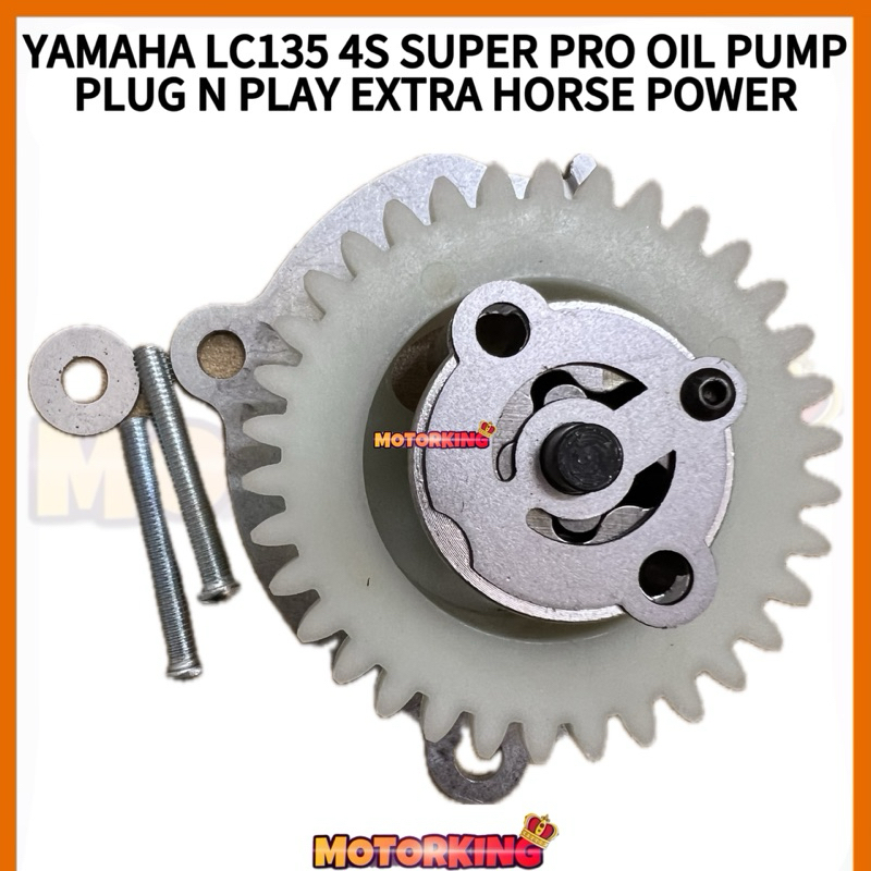 YAMAHA LC135 4S RACING SUPER PRO OIL PUMP EXTRA BESAR EXTRA HORSE POWER ...