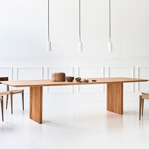 YL Nordic wood dining table high class ash wood walnut wood solid wood ...