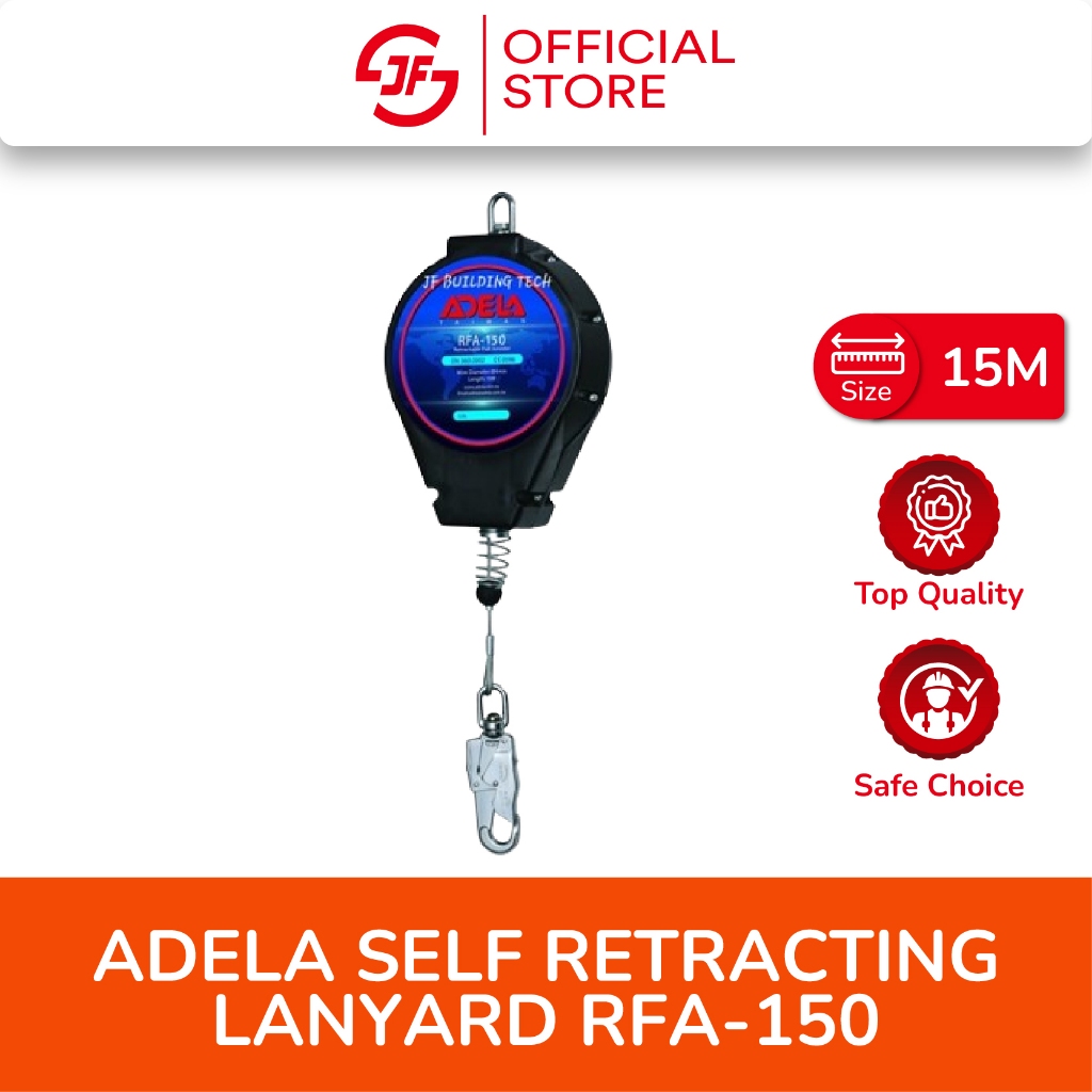 Adela Self Retracting Lanyard Rfa-150 Retractable Lifeline Safety ...