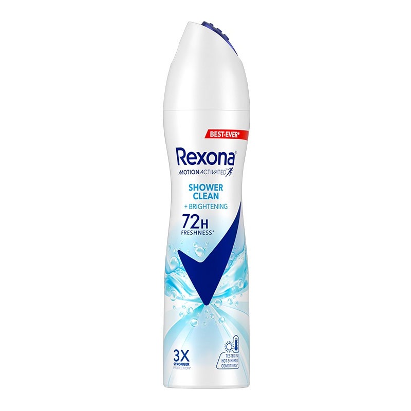 Rexona Anti Perspirant Deodorant Spray 135ml Shower Clear Passion Fresh ...