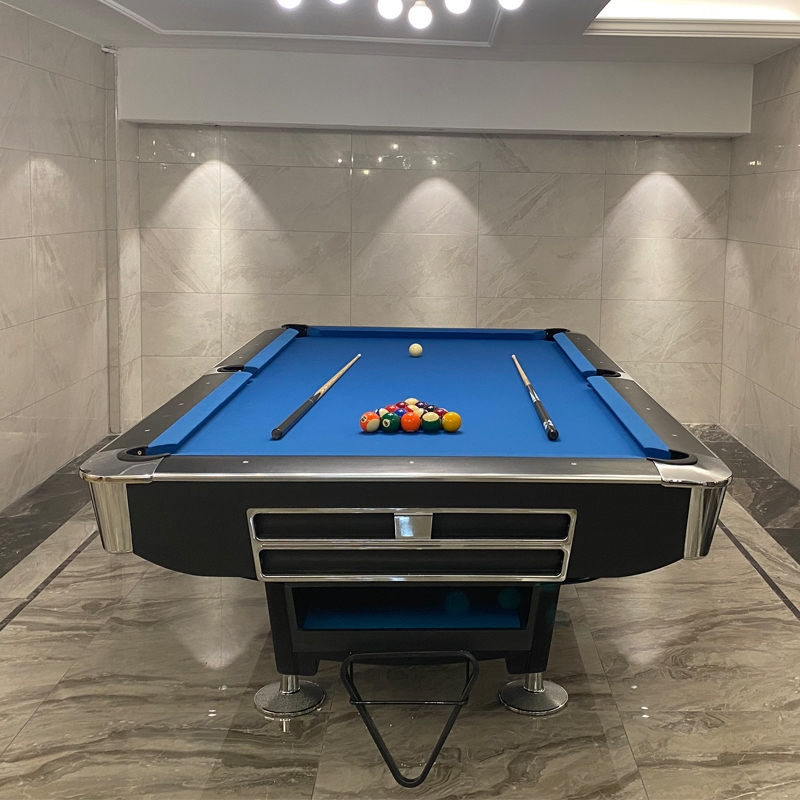 【APS】Marble Pool table 8ft 9ft commercial standard American billiard ...