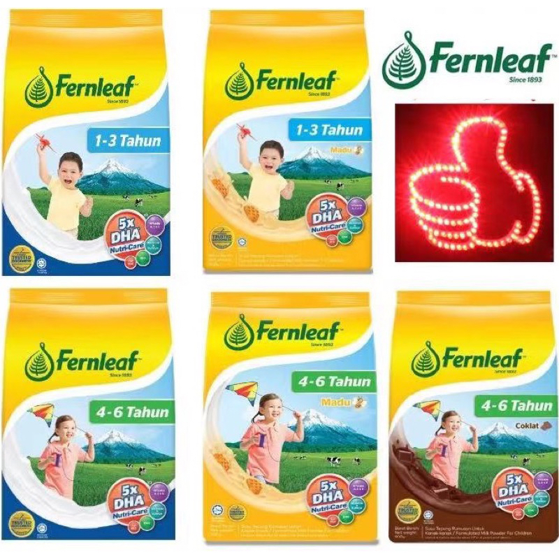 Fernleaf Milk Powder for Children 1 - 3 /4 - 6 years Plain (850g) | Shopee Malaysia