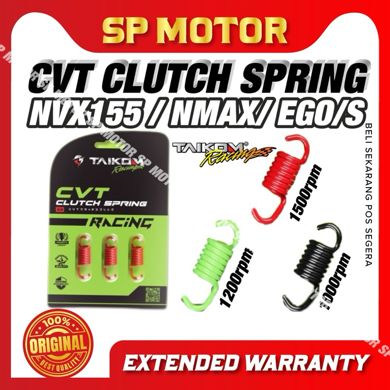 Taikom RACING CVT CLUTCH SPRING 1000/1200/1500 RPM YAMAHA EGO Ego-S ...