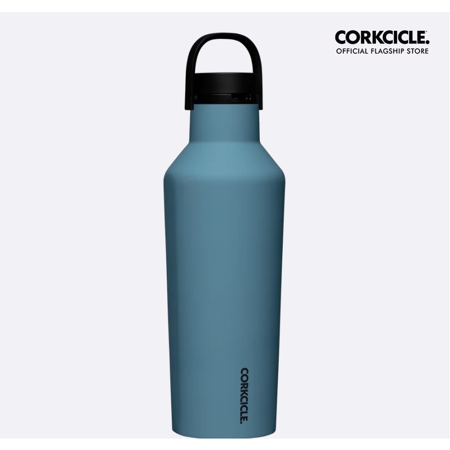 CORKCICLE SERIES A SPORT CANTEEN - INSULATED WATER BOTTLE - 32oz STORM ...