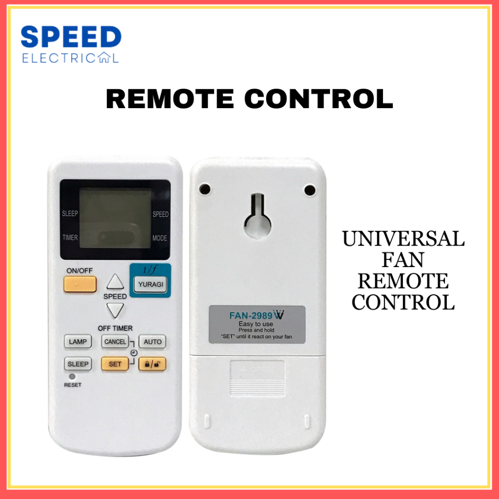 UNIVERSAL FAN REMOTE CONTROL | Shopee Malaysia
