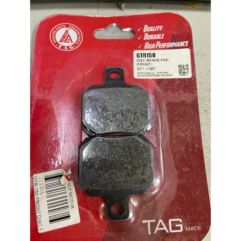 Front Disc Pad Naza GTR150 Benelli TNT600 (Rear)DISC PAD BRAKE PAD ...