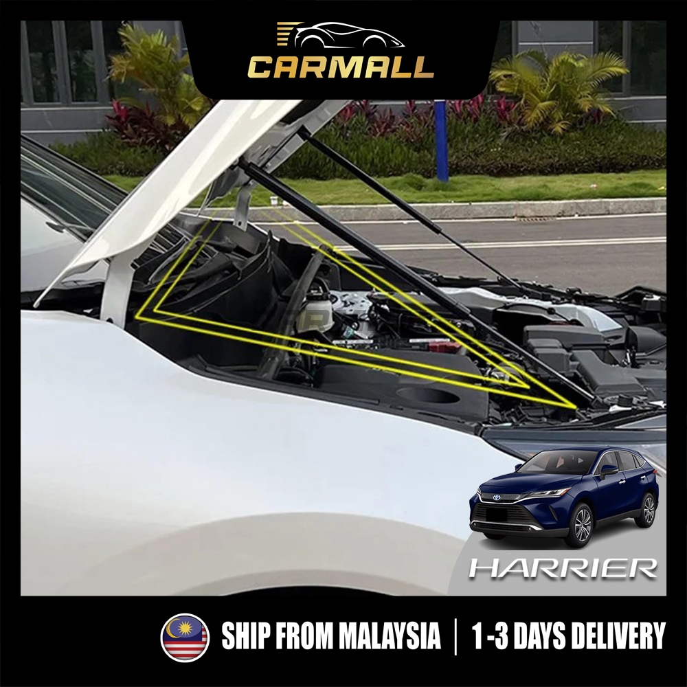 Toyota Harrier XU80 4th Gen (2020-2024) Front Bonnet Hydraulic Hood ...