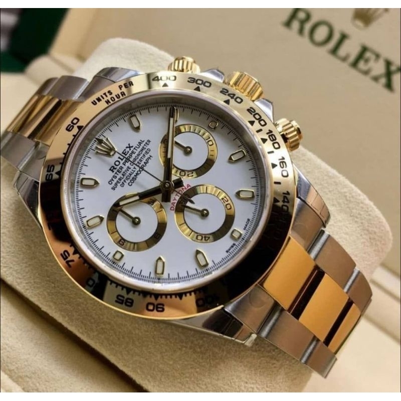 ROLLEX DAYTONA AUTOMATIC WATCH IN SIDE ALL WORKING FOR MEN | Shopee ...