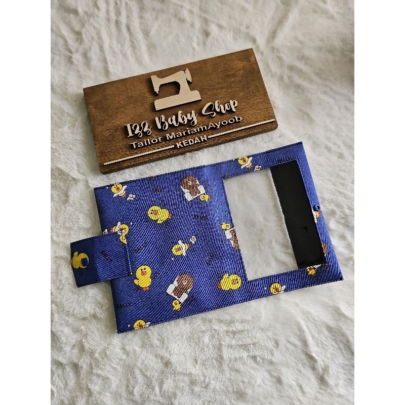 CORAK SALLY cover buku mengandung pink/buku klinik kesihatan ibu dan ...