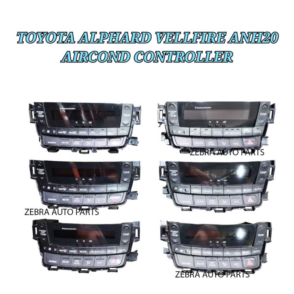 🇯🇵🇯🇵 Aircond Controller Toyota Alphard Vellfire ANH20 2008 - 2015 Air ...