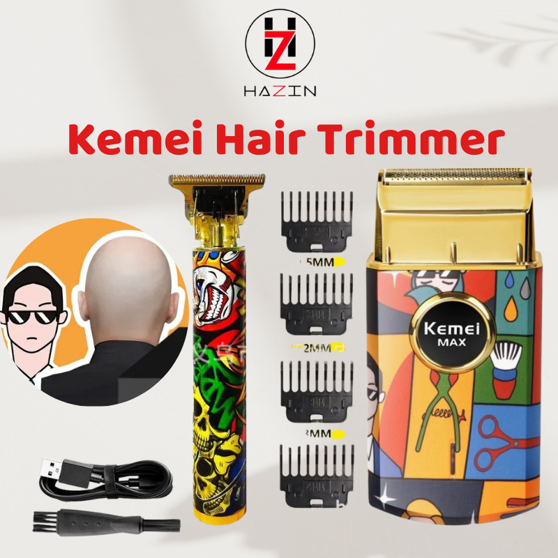 Powerful Shaver Set Kemei Hair Trimmer Household Electric Haircut ...